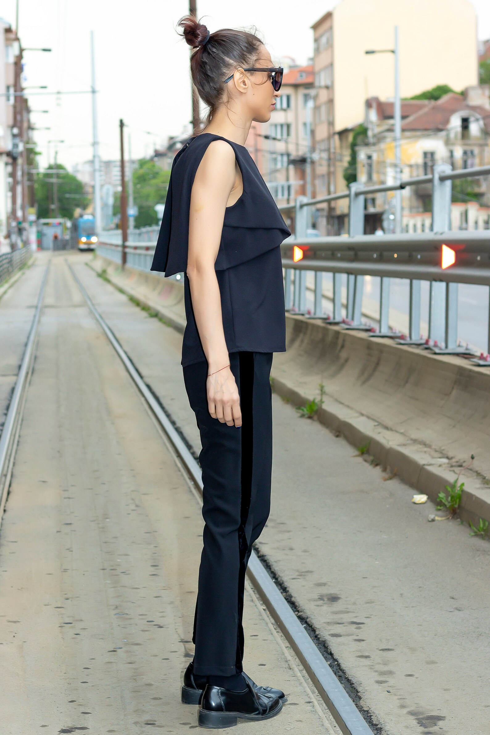 New Collection Unique Top for Women Extravagant Black Top - Etsy