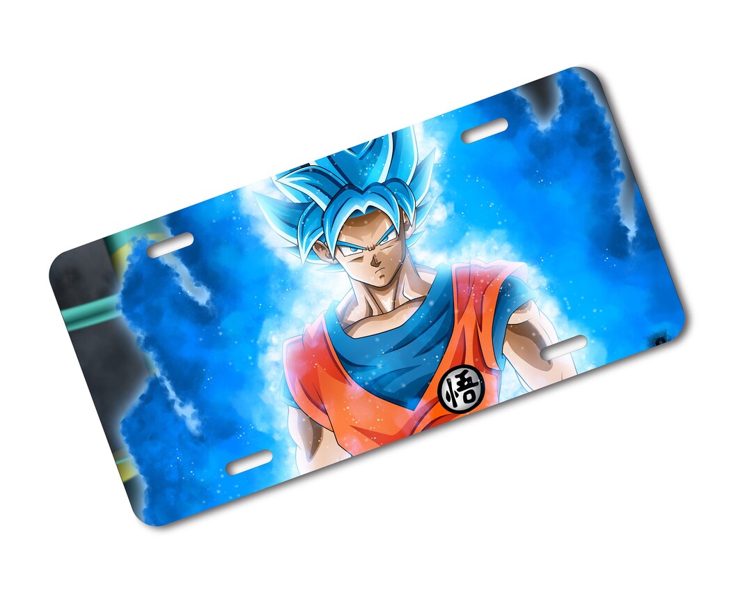 Super Anime Sylish Character Cartoon Fighter License Plate Cover Auto ...