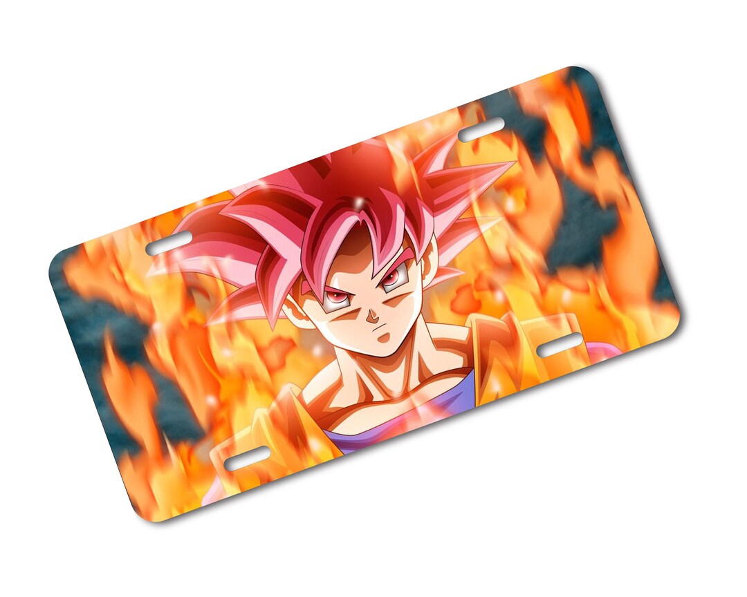 Super Anime Sylish Character Cartoon Fighter License Plate Cover Auto ...