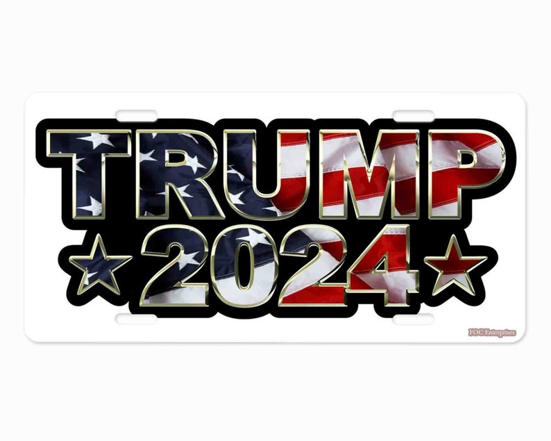 Trump 2024 License Plate Custom Design Novelty License Plate - Etsy