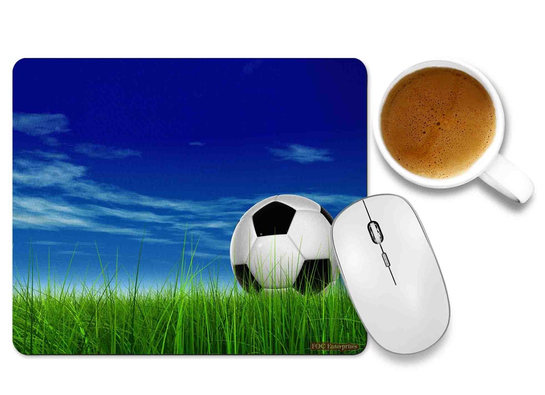 Soccer Ball Gaming Mousepad Custom Design Mouse Pad, Non-slip Rubber ...
