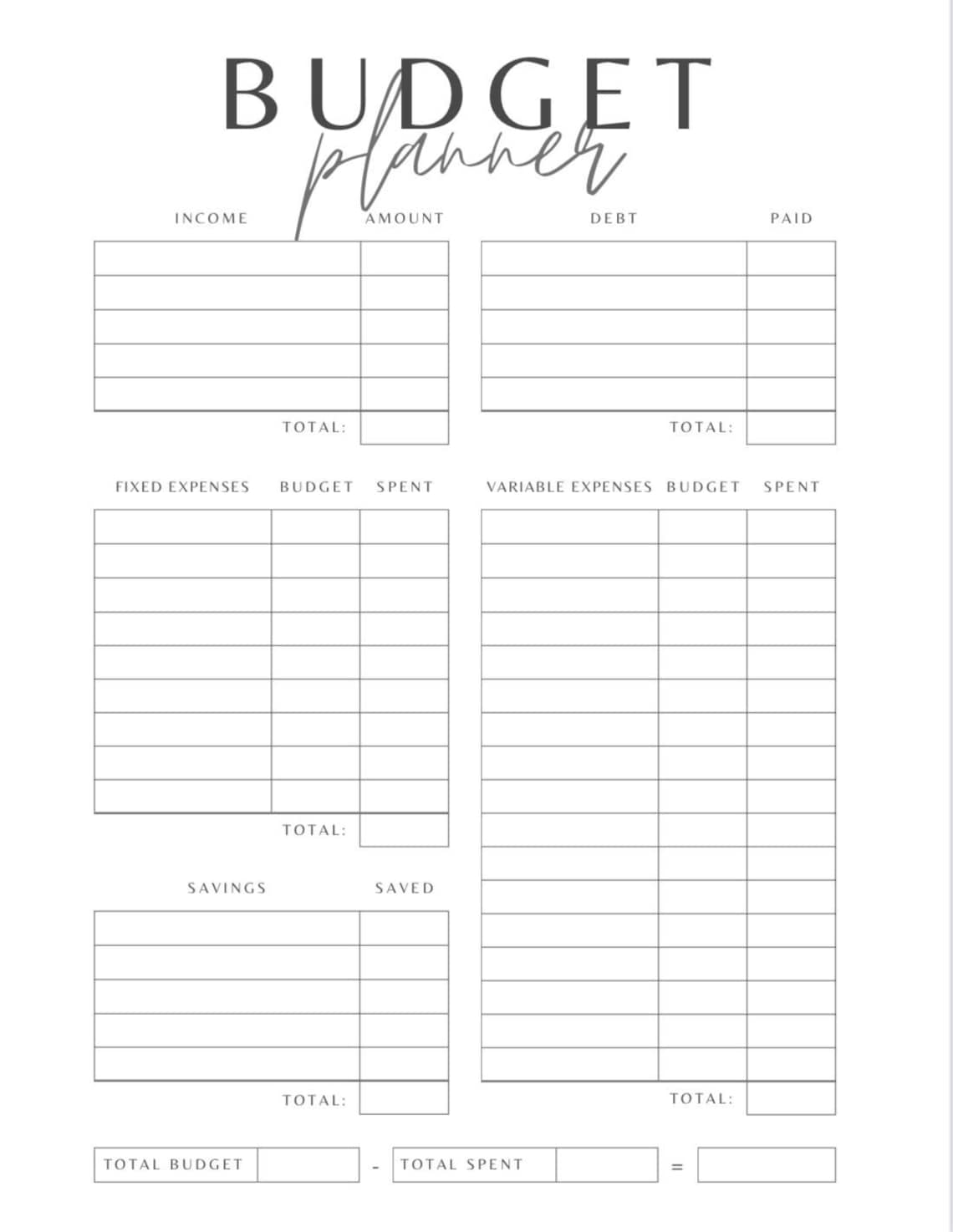 2025 Digital Planner Your Life, Your Plan - Etsy