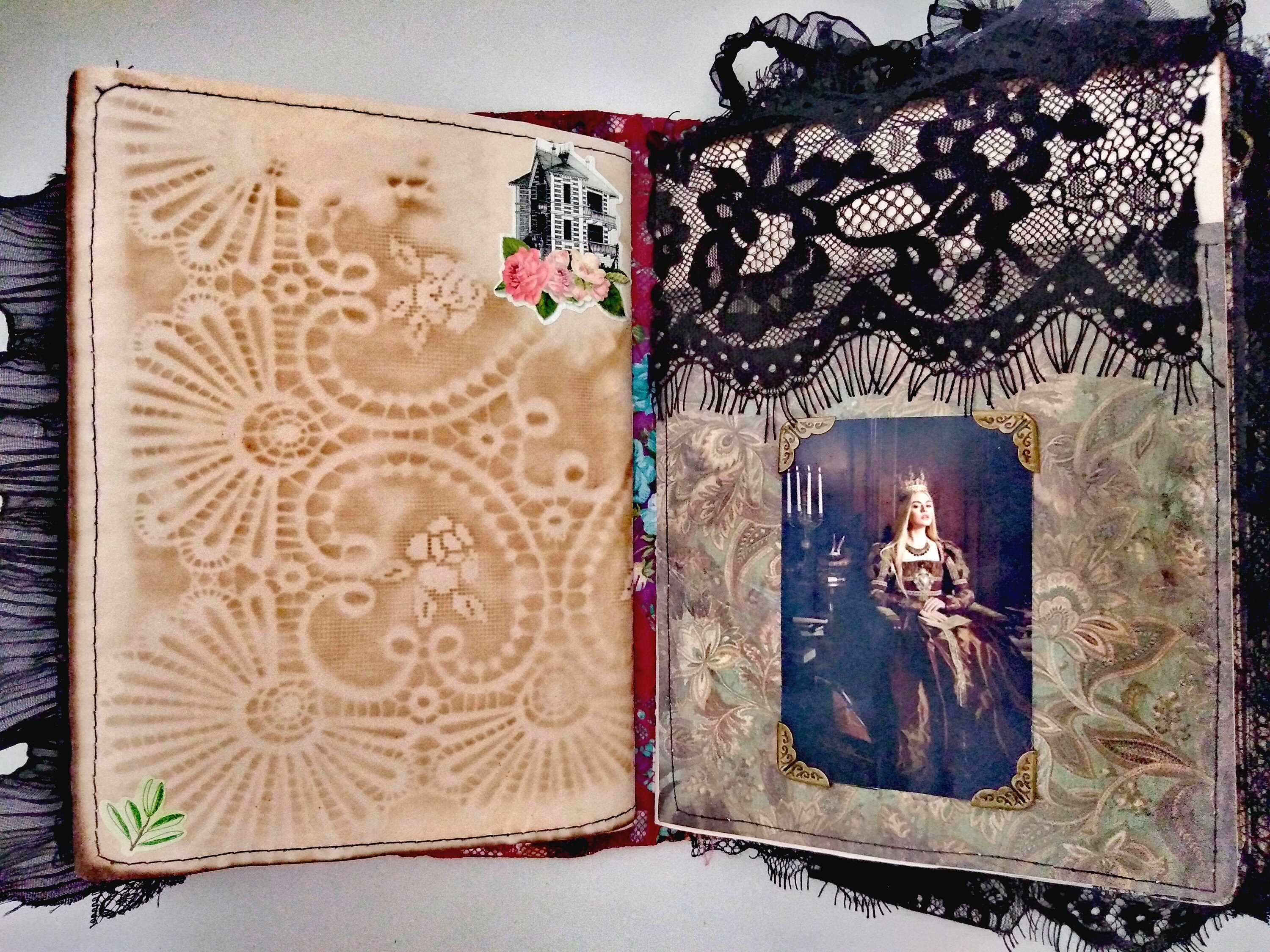 Red Gothic Princess Diary - Etsy