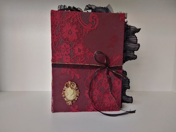 Red Gothic Princess Diary - Etsy
