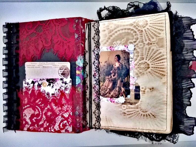 Red Gothic Princess Diary - Etsy