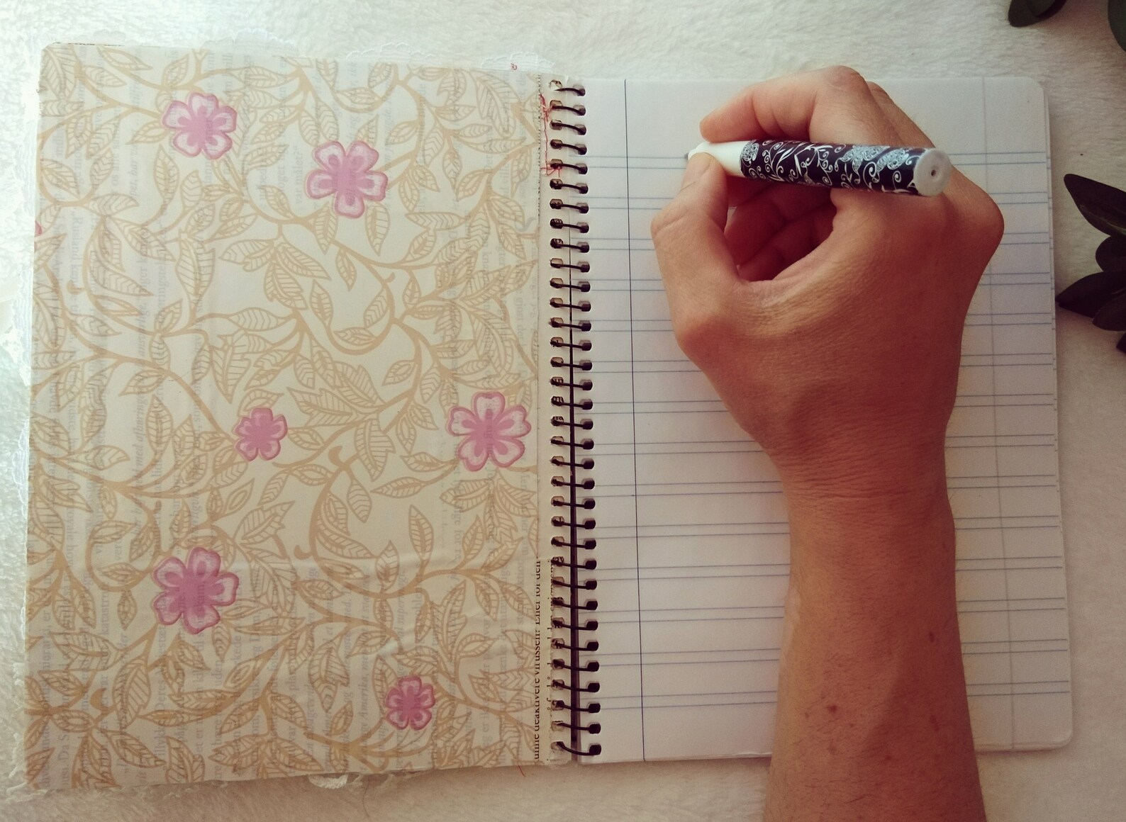 Handmade A5 Altered Notebook With Roses and Butterflies - Etsy