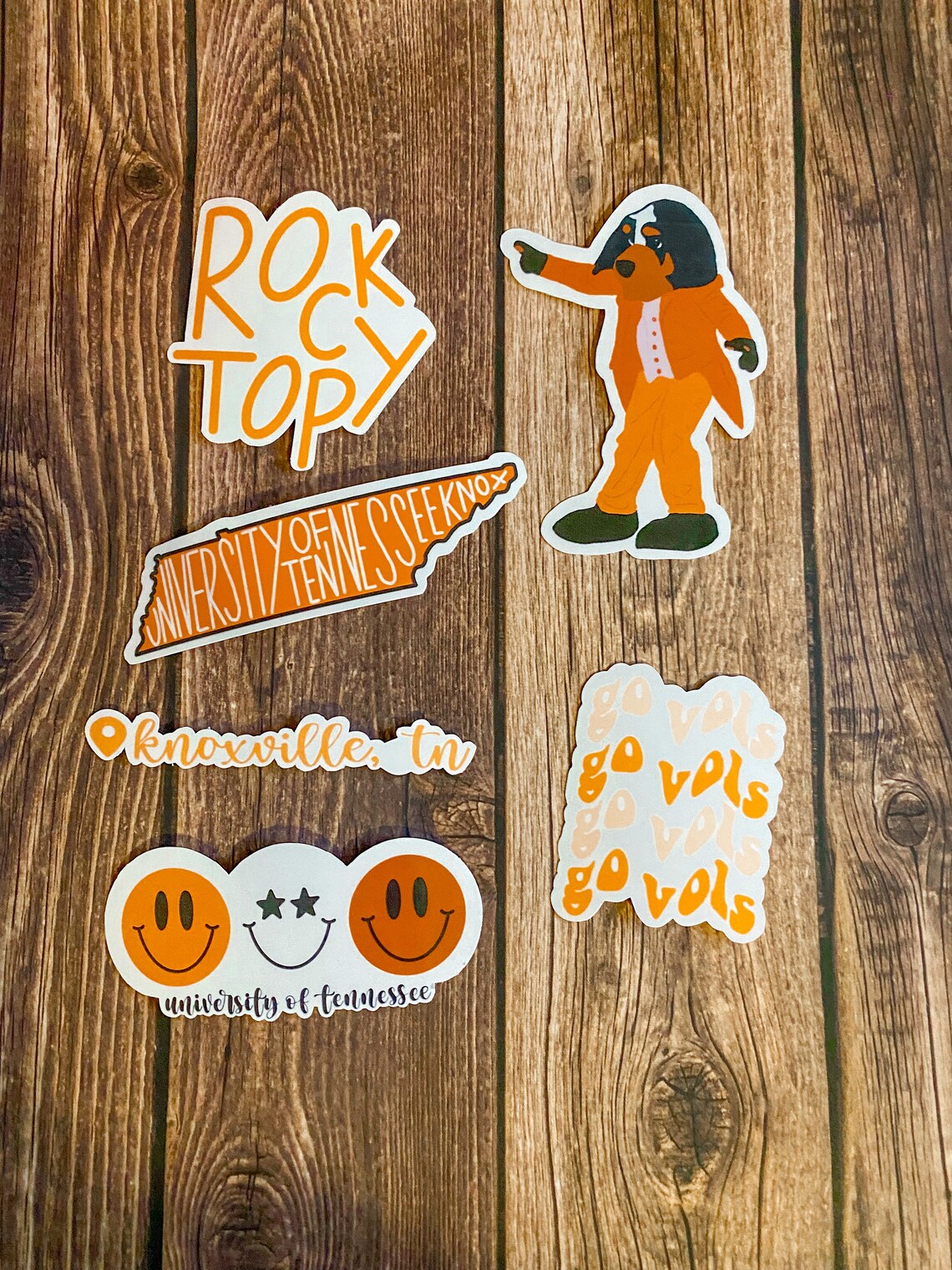University of Tennessee Sticker Pack Tenn Stickers Knoxville Tennessee ...