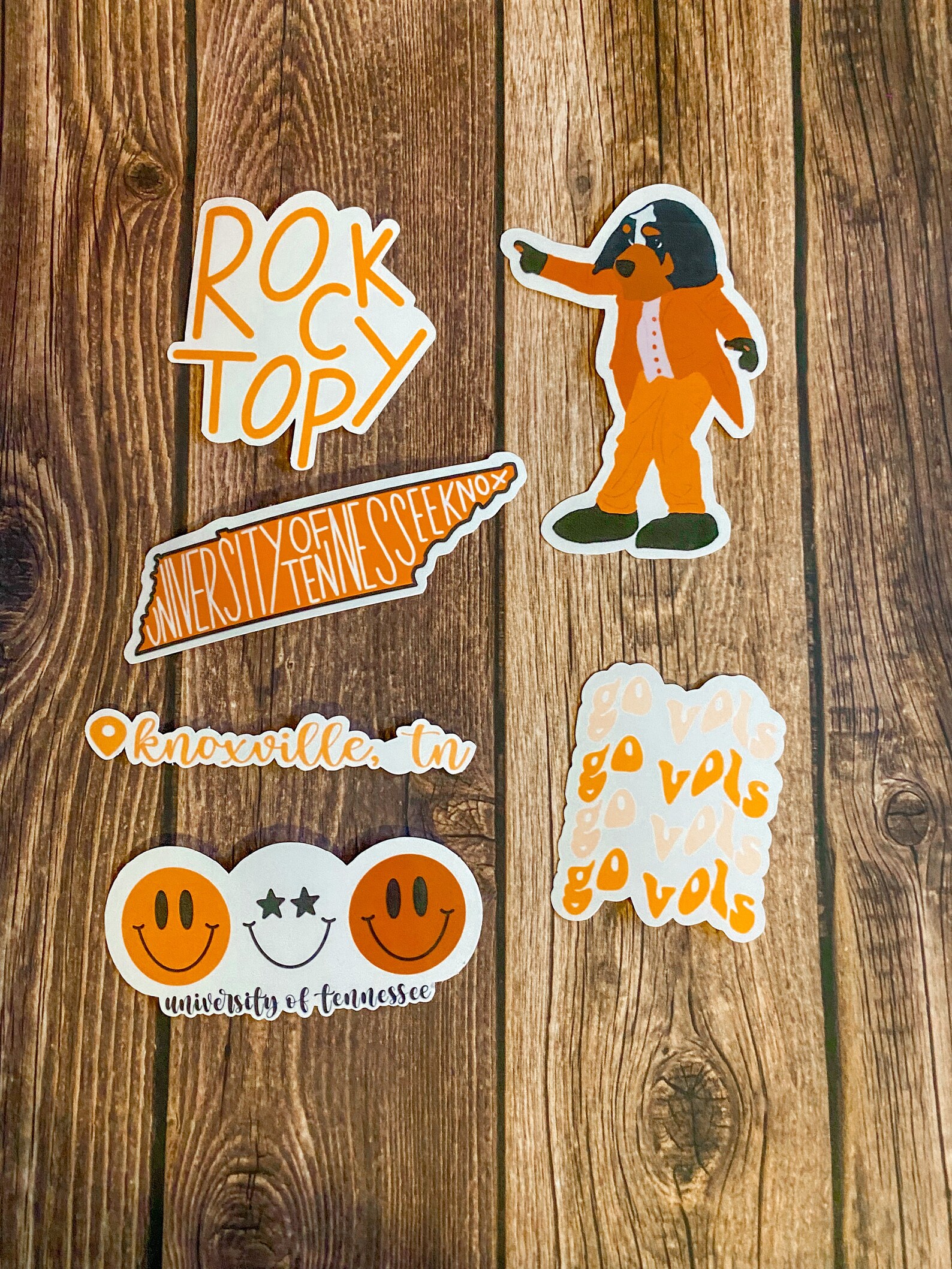 University of Tennessee Sticker Pack Tenn Stickers Knoxville Tennessee ...