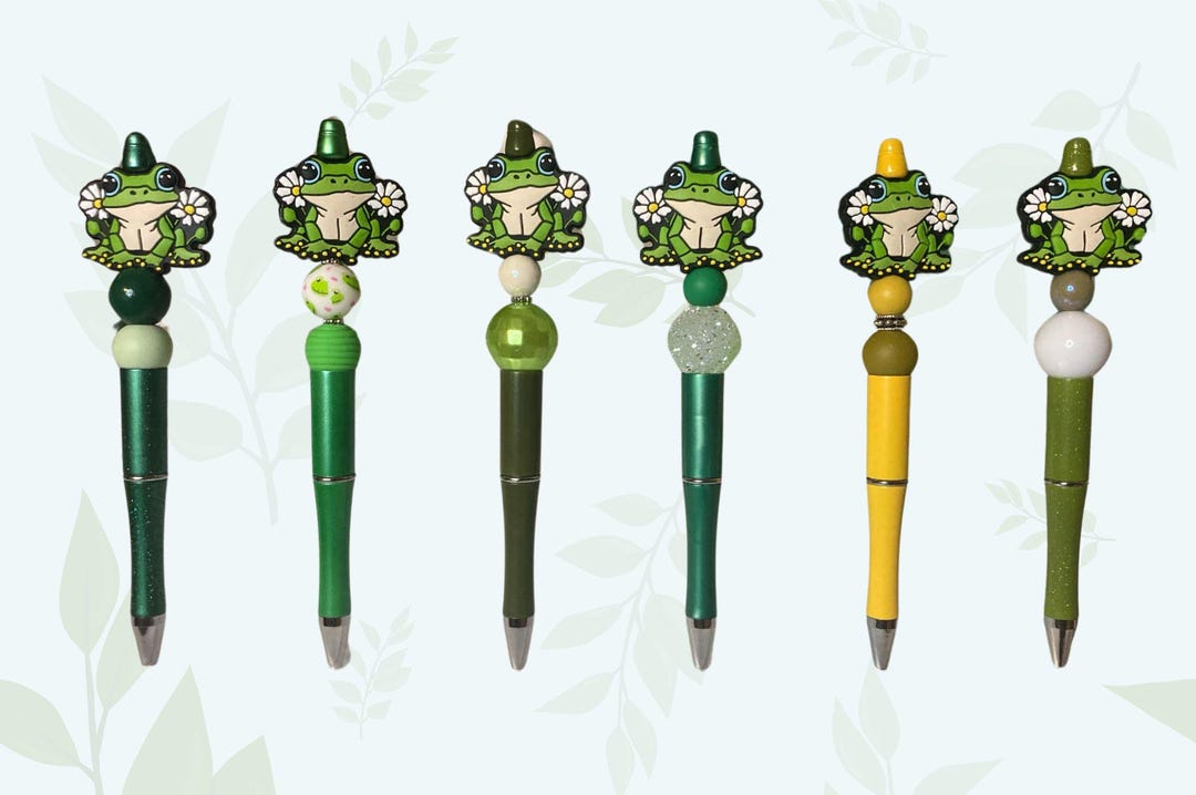 New Designs FROG Beaded Pens Frogs Custom Handmade Great Gifts for Any ...