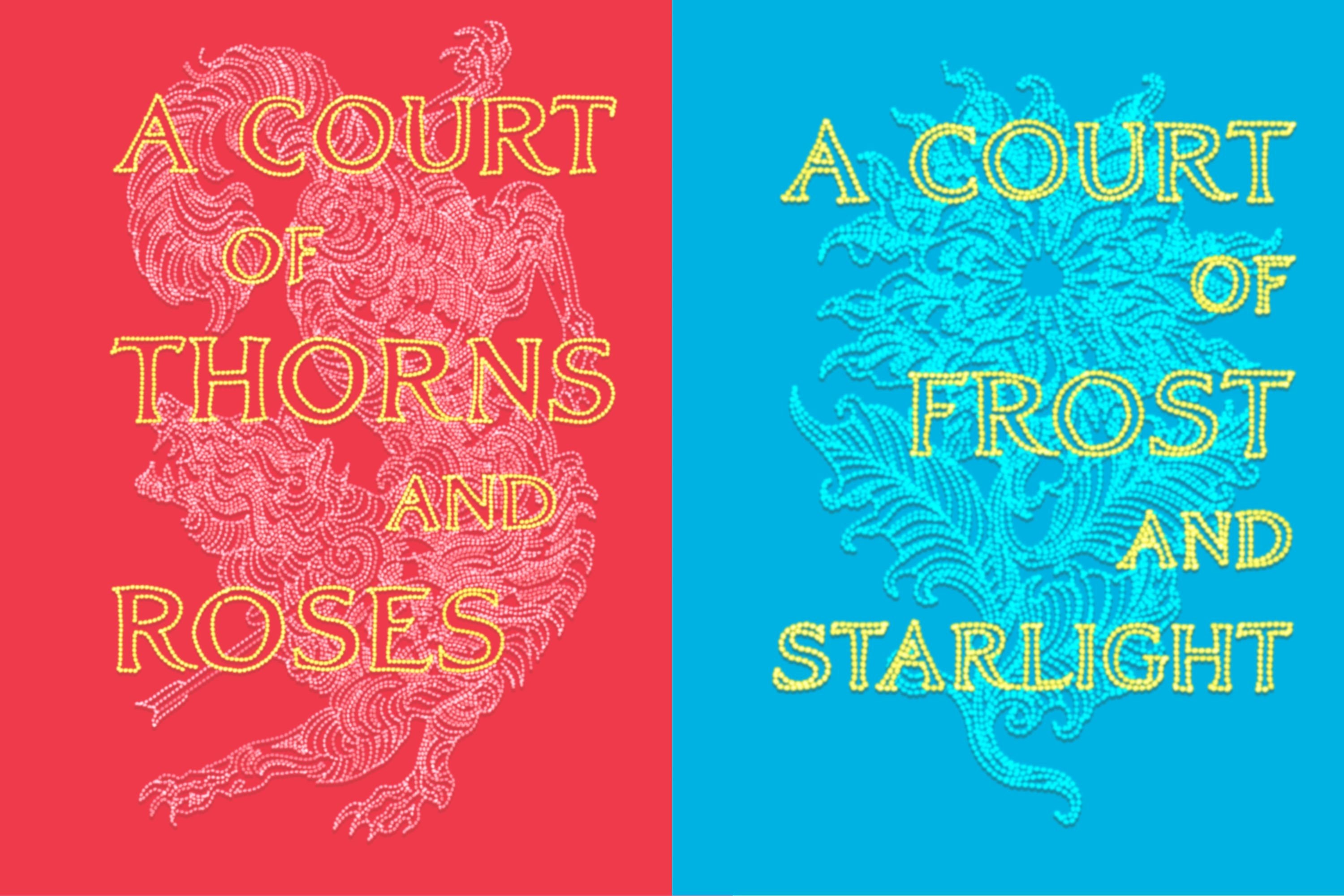 ACOTAR Wall Prints | Set of 5 | Book Series Art Prints | ACOTAR Glitter ...