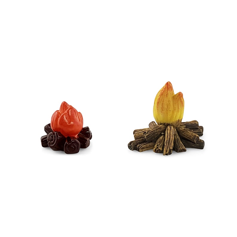 Miniature Campfire 1/5pc Fairy Garden Decoration | Etsy