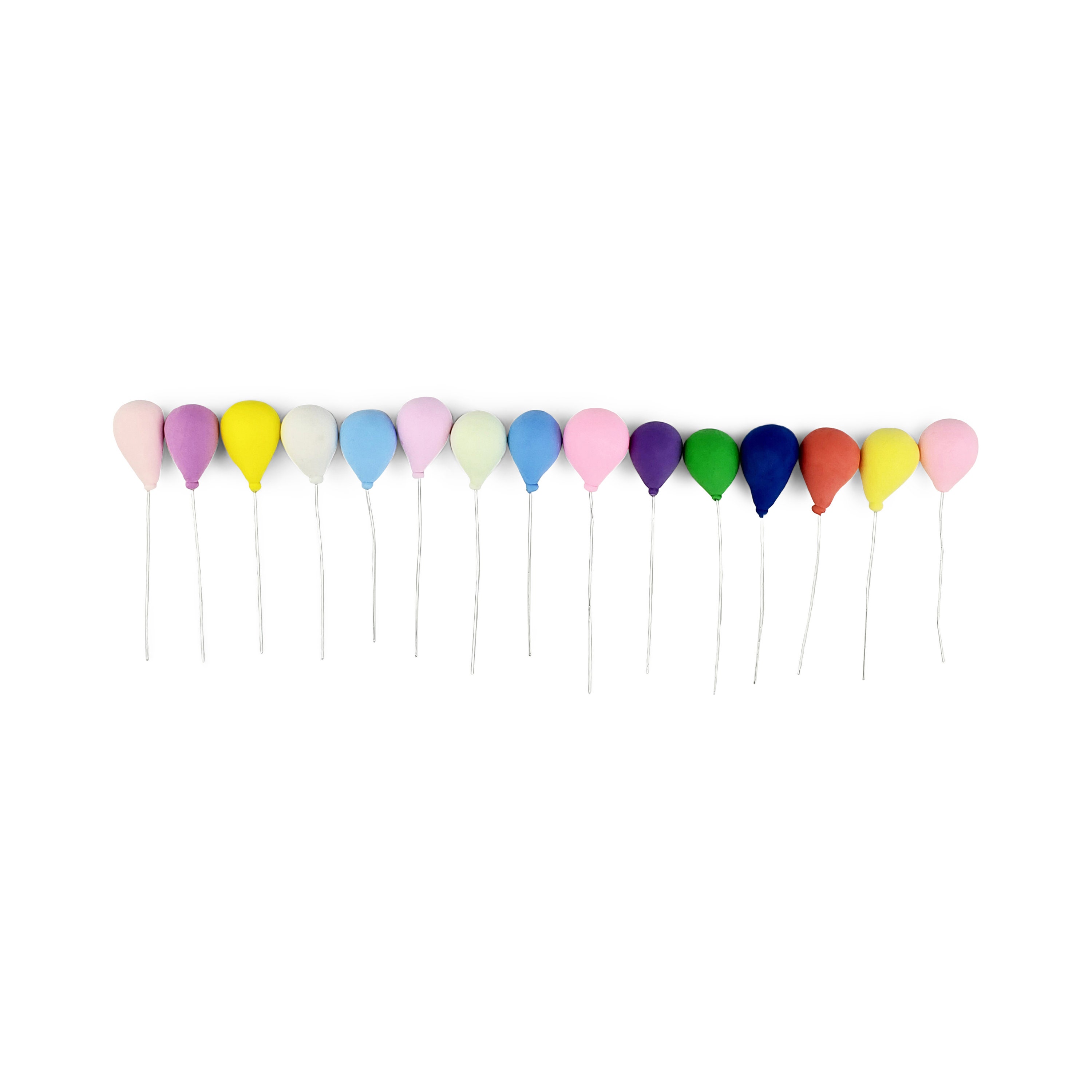 Miniature Foam Balloons 5pc Set Assorted Colours Fairy - Etsy