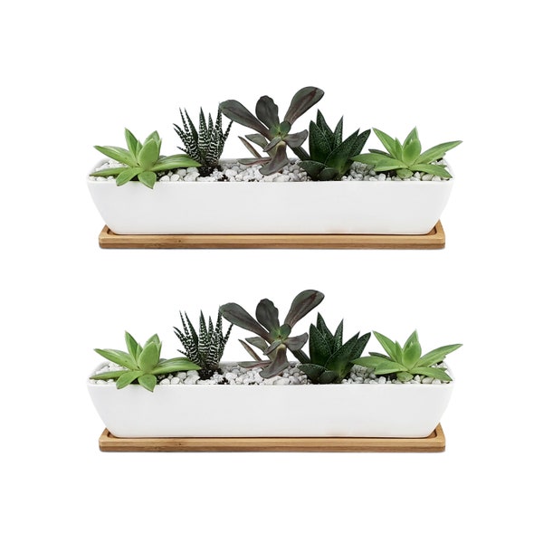 Ceramic Long Narrow Tray - Etsy