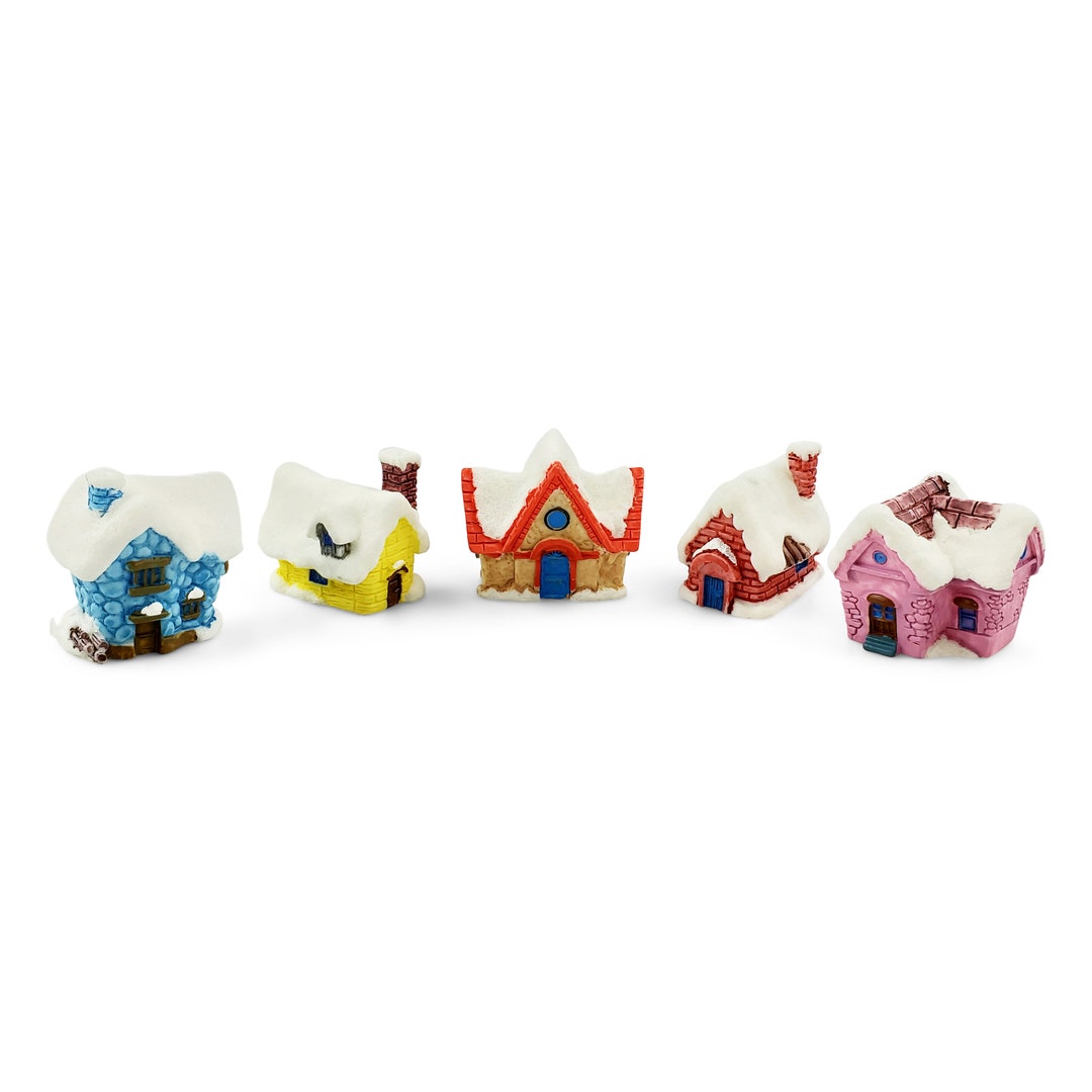 Miniature Christmas House - Christmas House - Christmas Figurine ...
