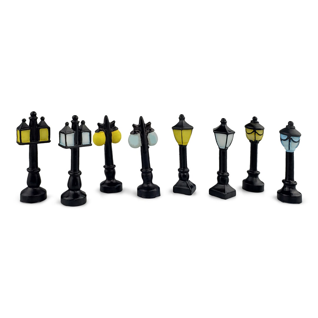 Fairy Garden Lamp (1pc/5pc) - 8 Varieties - Miniature Lamppost - Micro ...