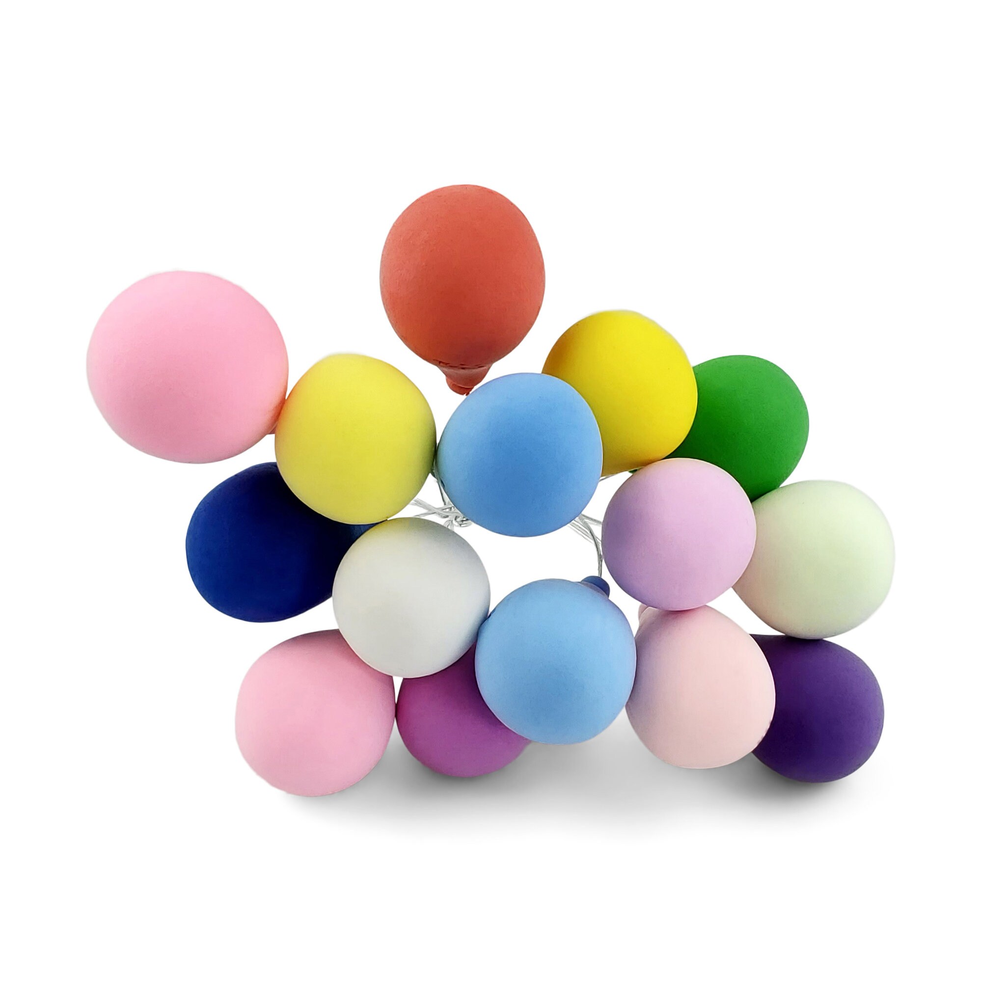 Miniature Foam Balloons 5pc Set Assorted Colours Fairy - Etsy