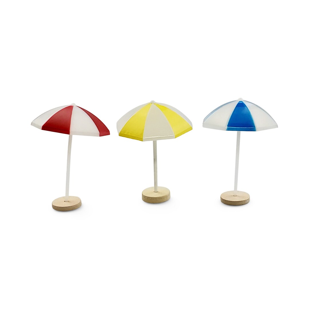 Miniature Beach Umbrella (1/5/10pc) - Mini Umbrella - Small Umbrella ...