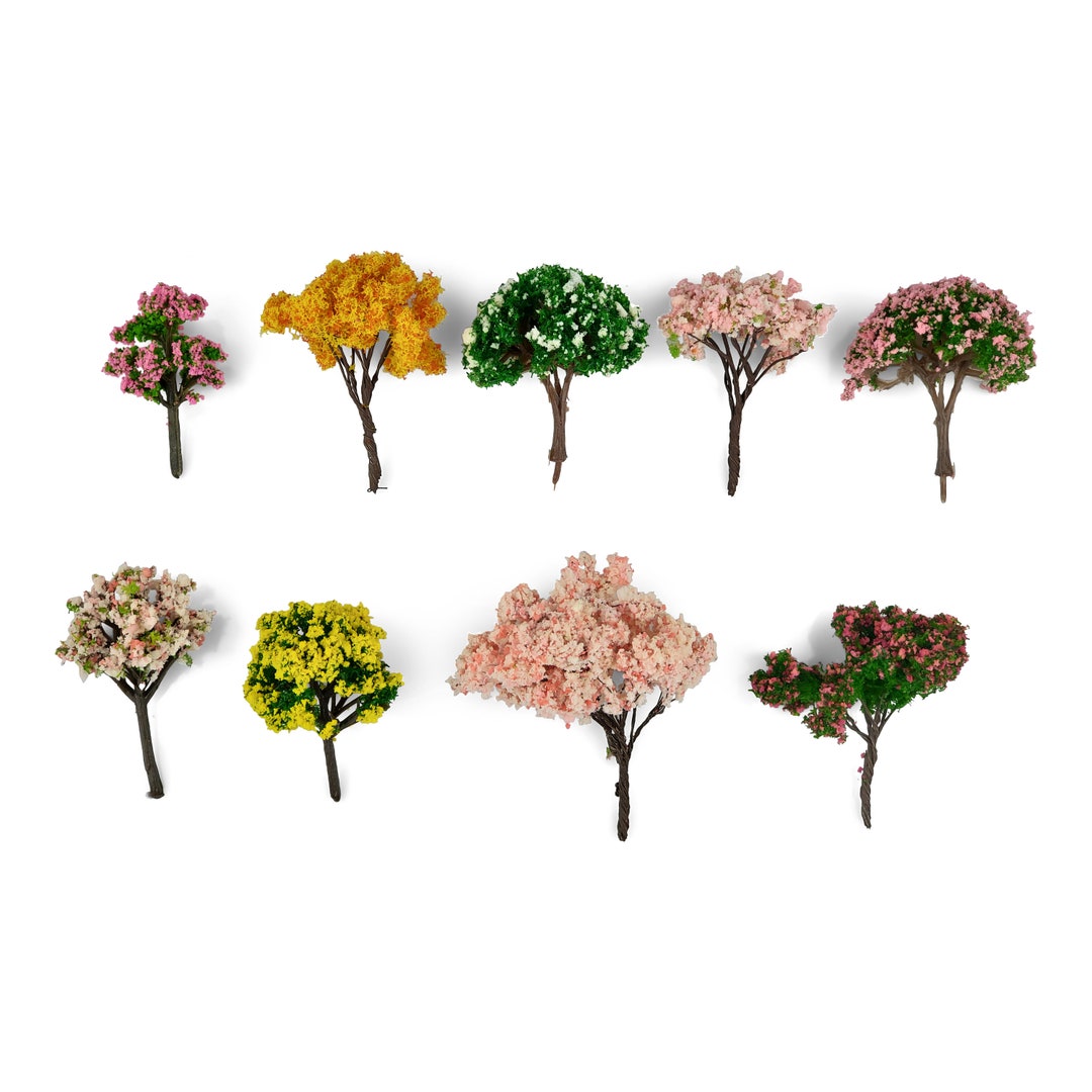 Fairy Garden Cherry Blossom Tree - 9 Styles - Miniature Tree - Micro ...
