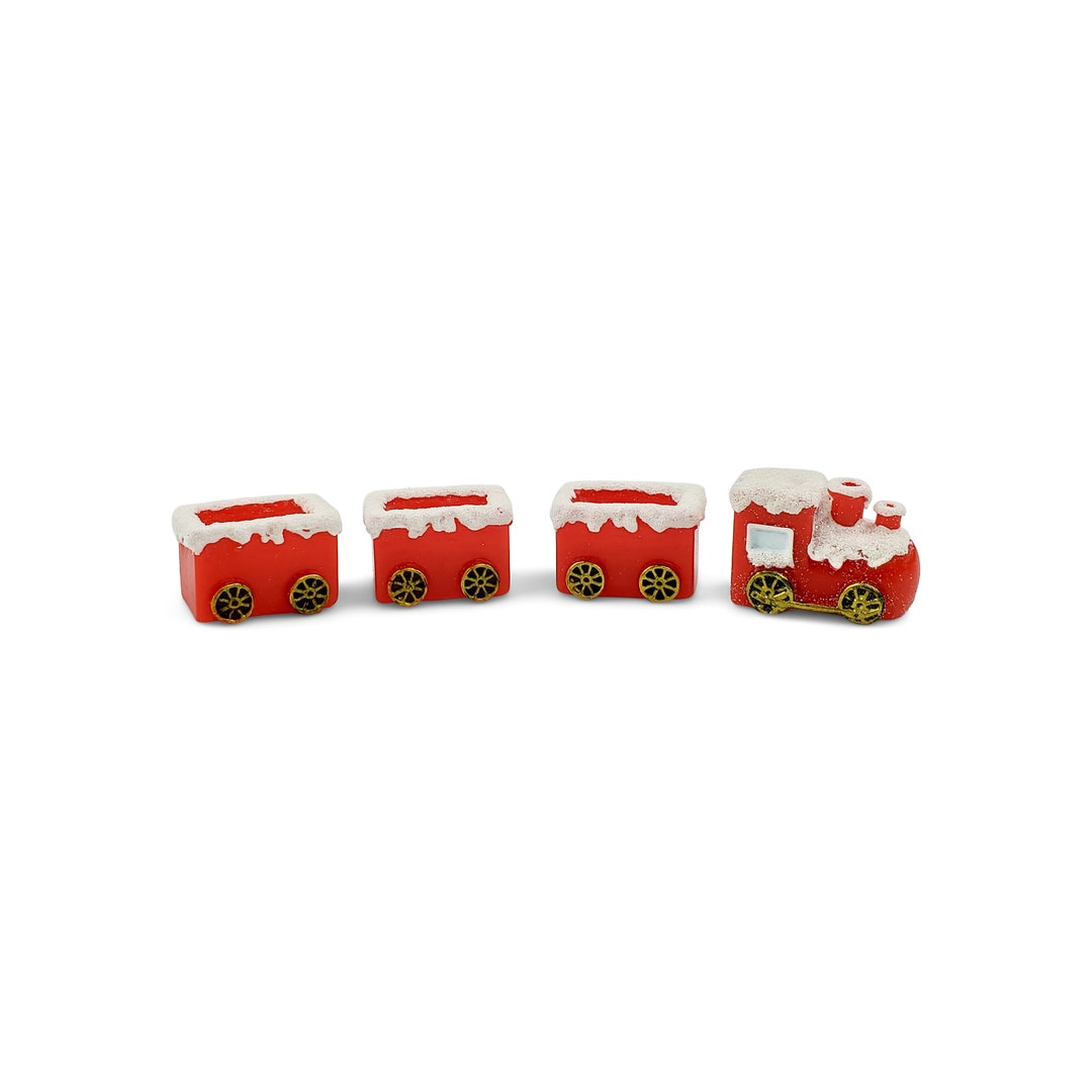 Miniature Christmas Train Set (4pc) - Christmas Train - Christmas ...