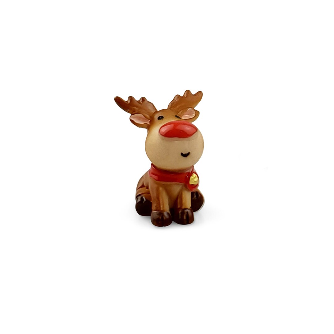 Miniature Reindeer (sitting) 1pc - Christmas Reindeer - Christmas ...