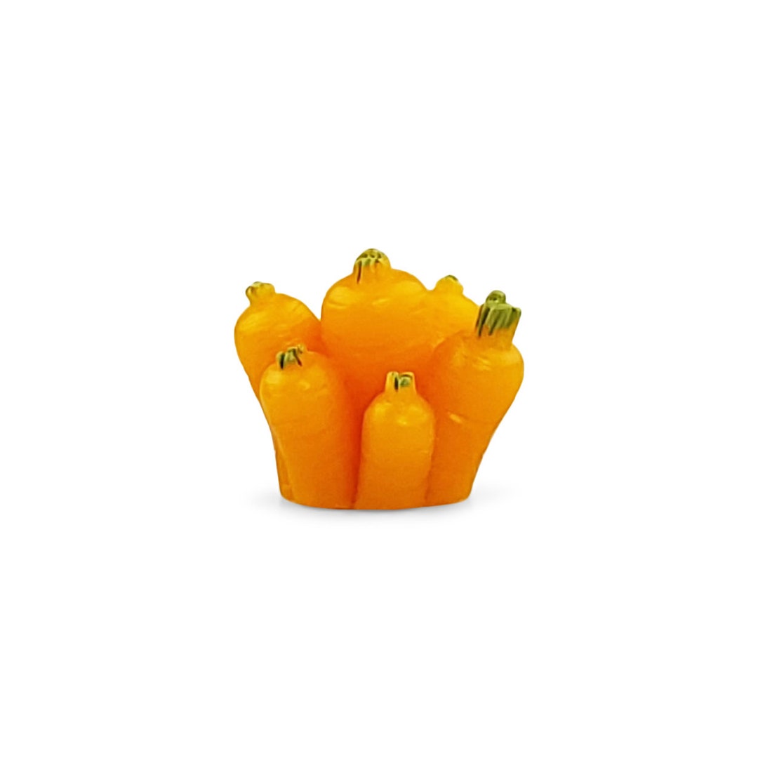 Miniature Carrot Bunch (1pc) - Miniature Figurines - Miniature Carrots ...