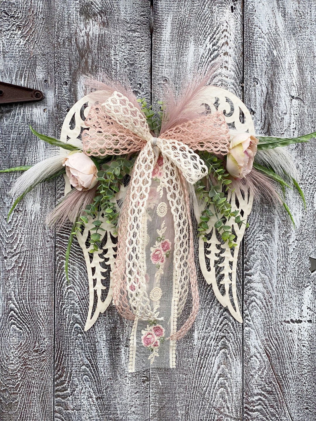 Angel Wing Arrangement, Memorial Arrangement, Funeral Flowers, Cemetery ...