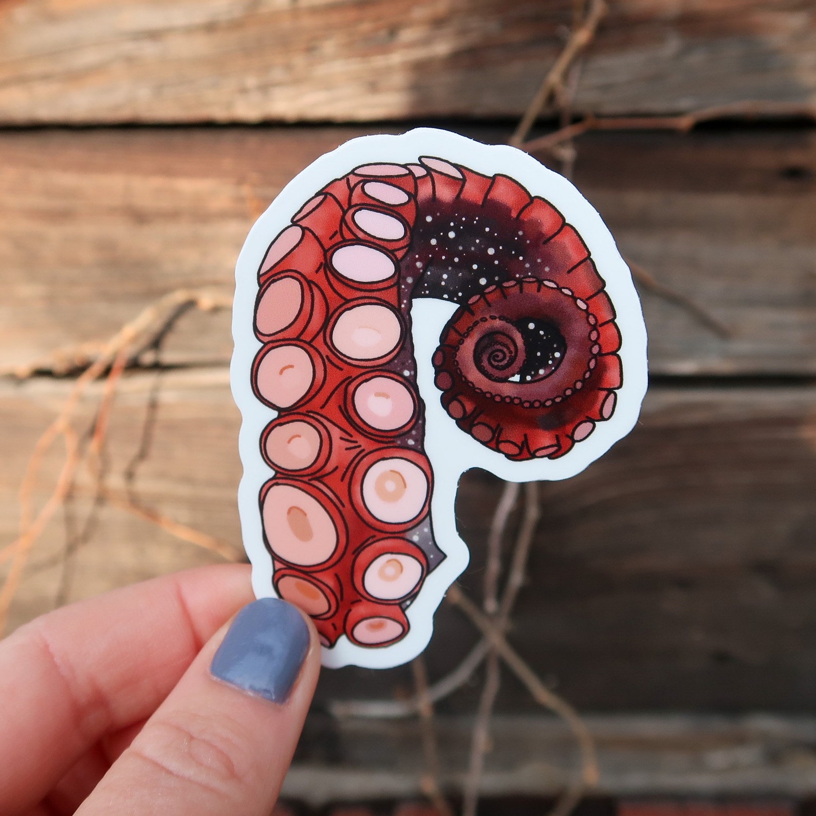 Octopus Tentacle Vinyl Sticker Perfect for Any Beach and - Etsy