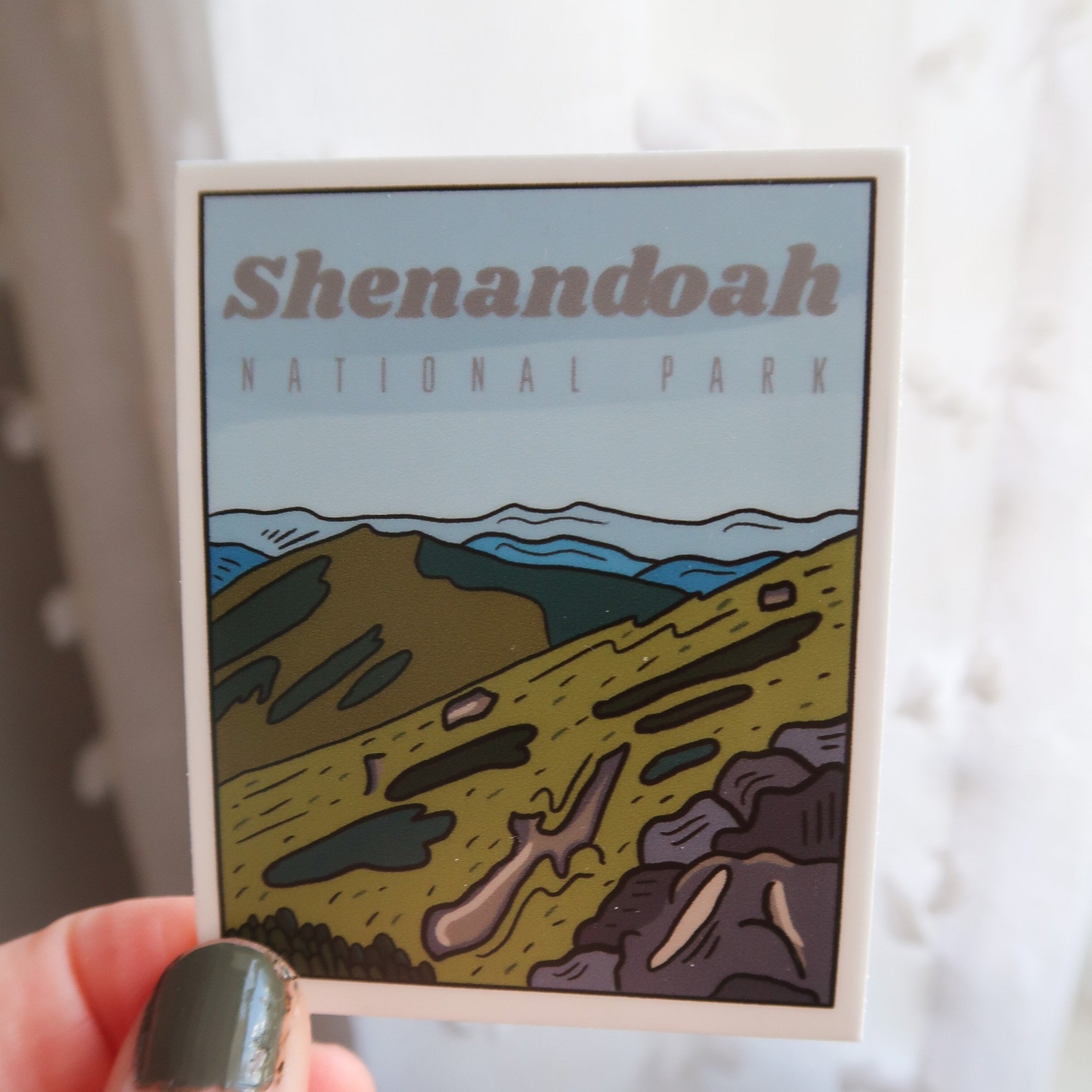 Shenandoah National Park in Virginia Vinyl Sticker. Perfect - Etsy