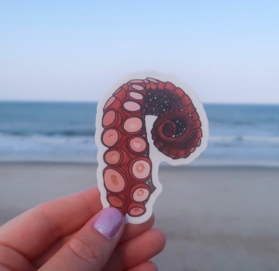 Octopus Tentacle Vinyl Sticker Perfect for Any Beach and - Etsy