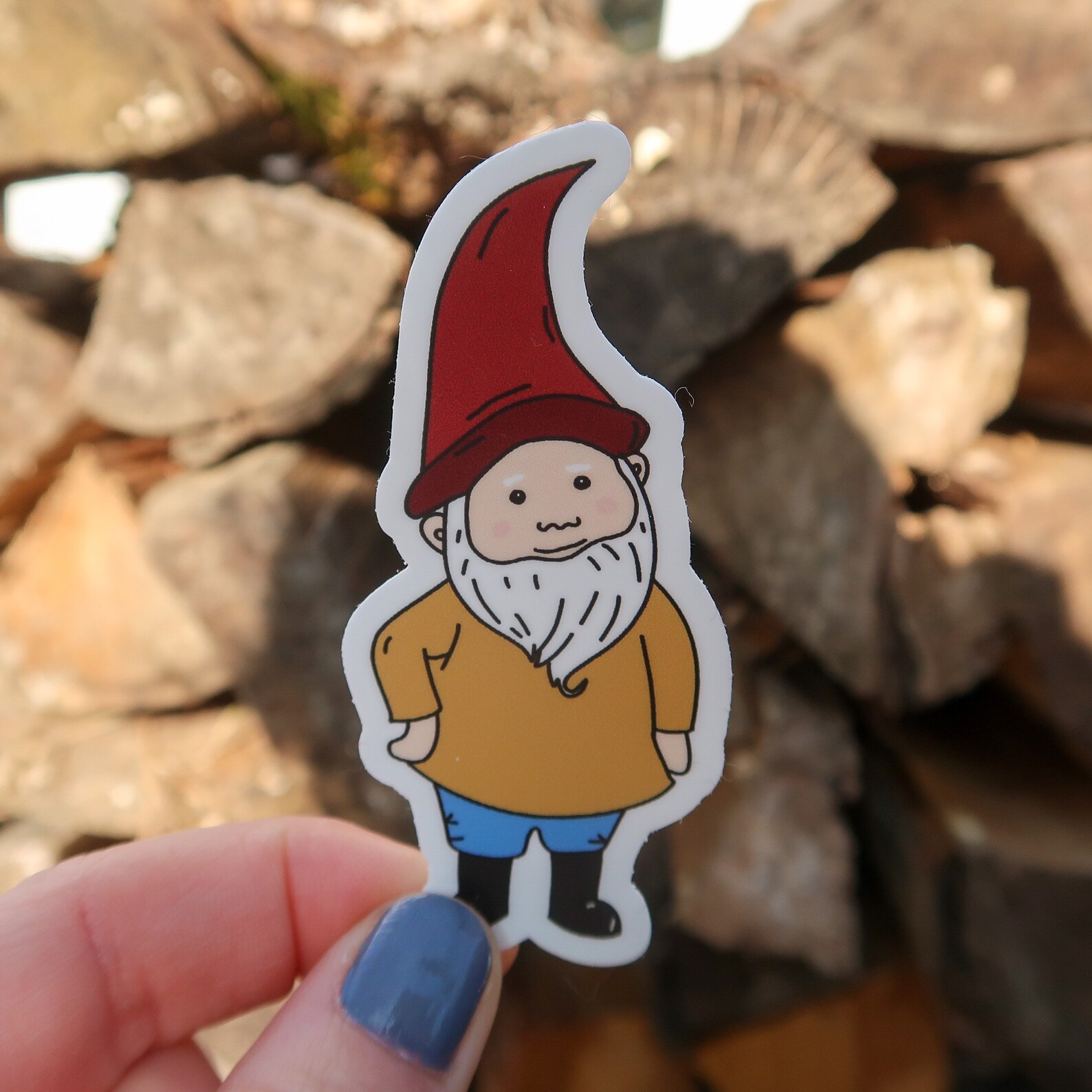 Gnome Vinyl Sticker Perfect for Any Nature or Garden Lover - Etsy
