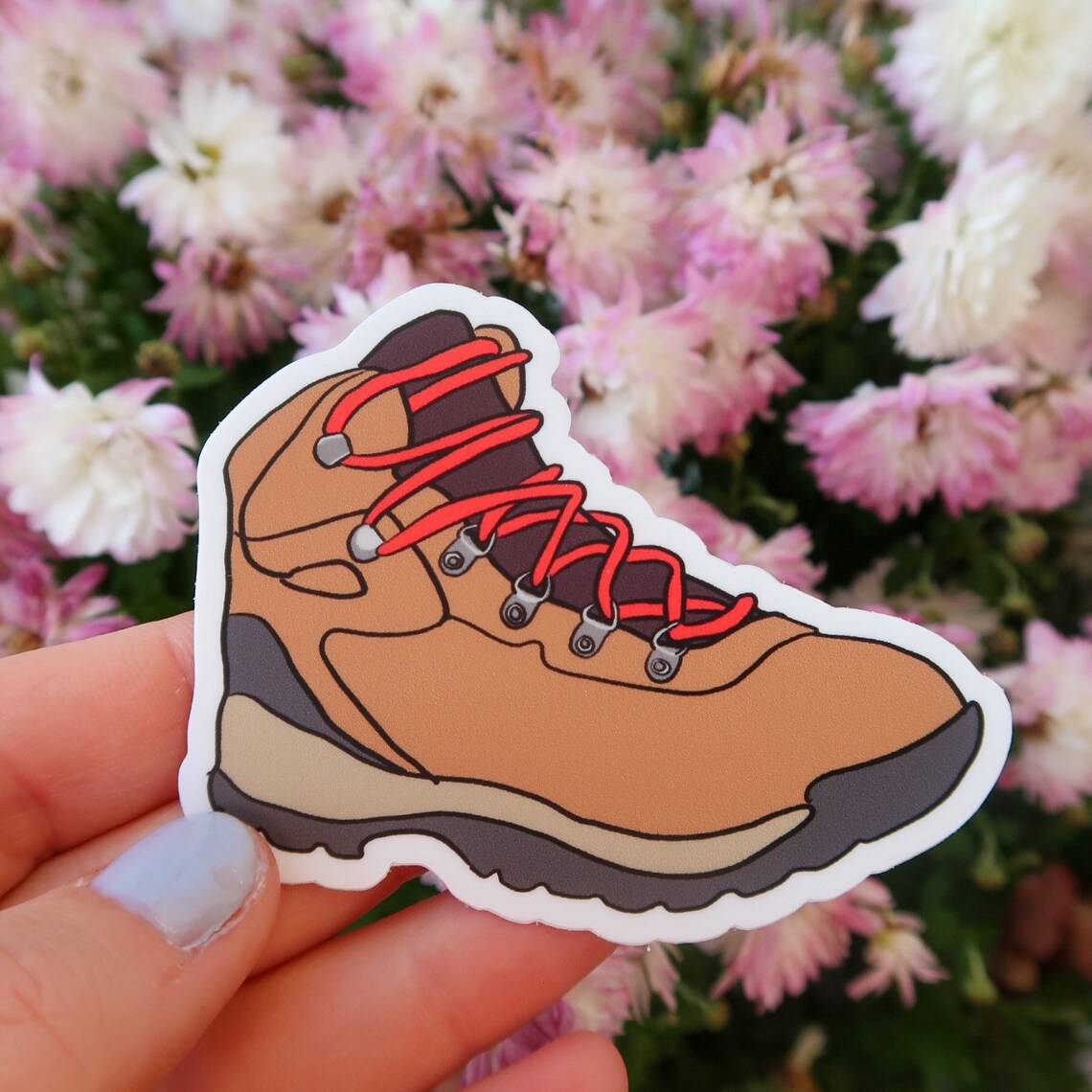 Hiking Boot Vinyl Sticker for Travelers or Outdoor Explorers - Etsy