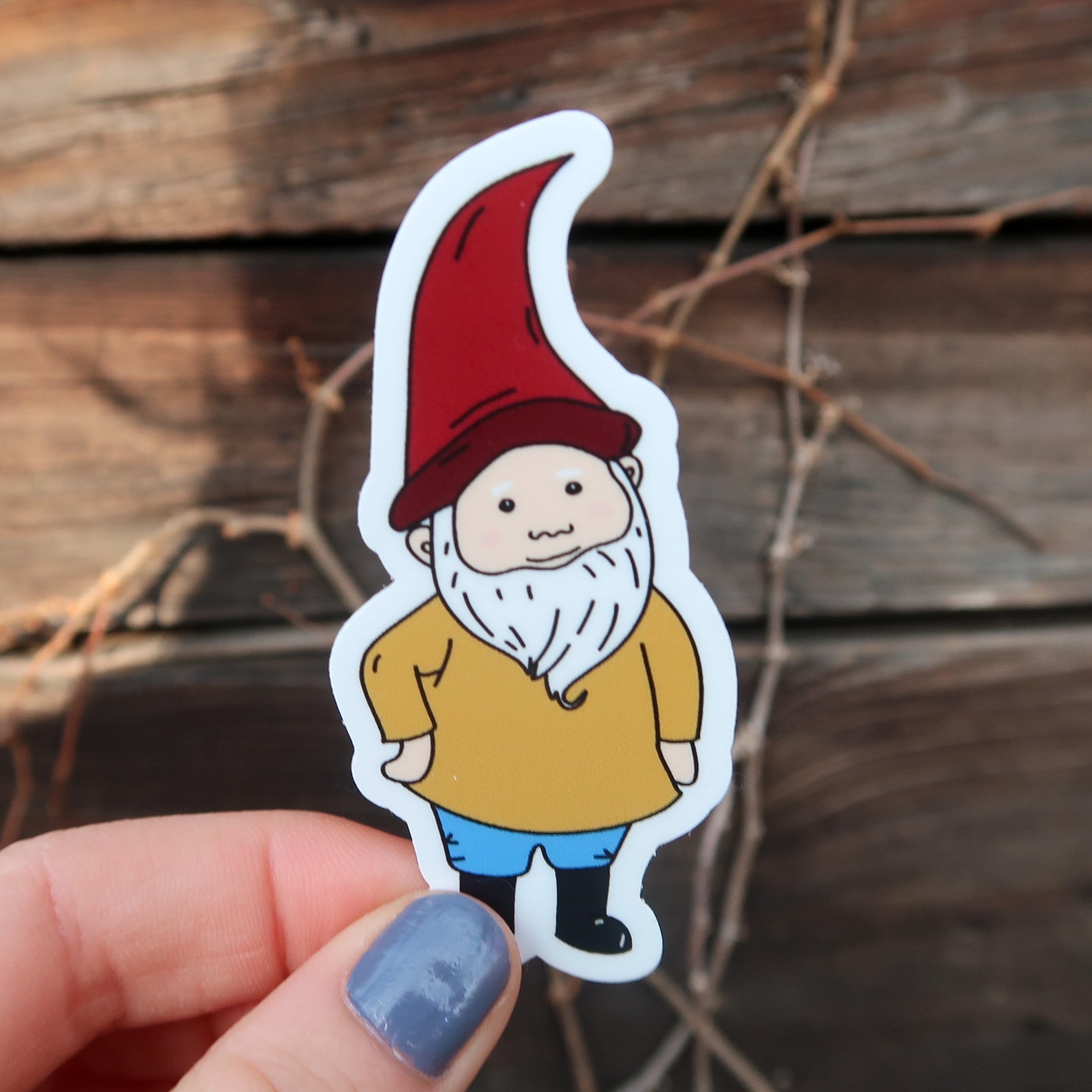 Gnome Vinyl Sticker Perfect for Any Nature or Garden Lover - Etsy