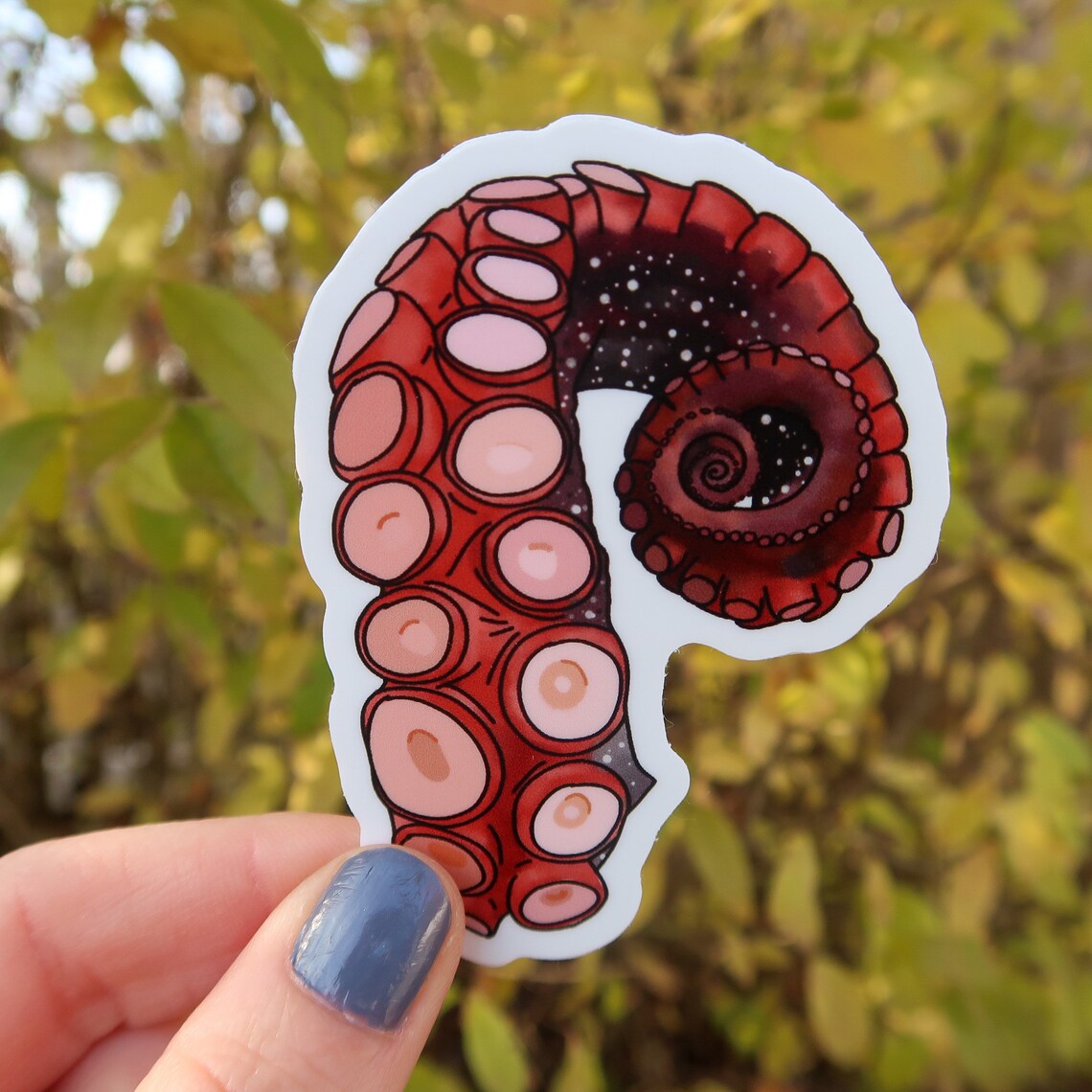 Octopus Tentacle Vinyl Sticker Perfect for Any Beach and - Etsy
