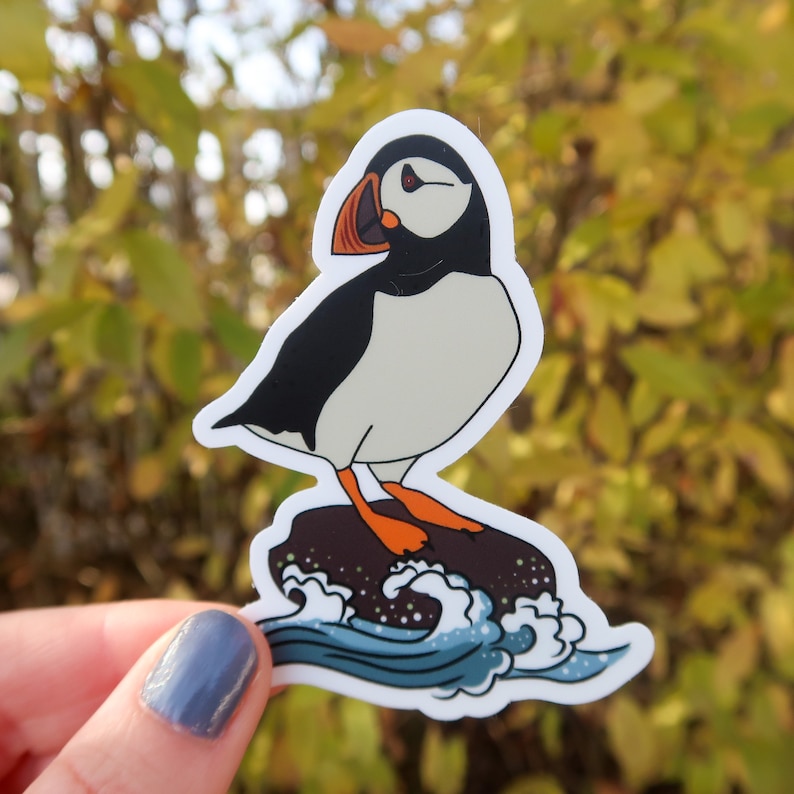 Puffin Bird Vinyl Sticker Perfect for Any Animal Lover. - Etsy