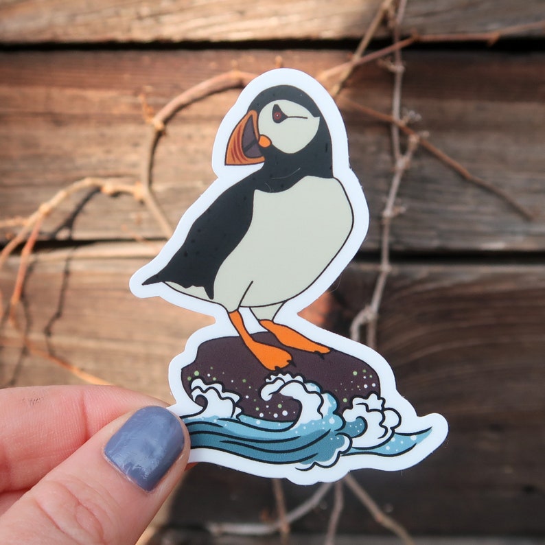 Puffin Bird Vinyl Sticker Perfect for Any Animal Lover. - Etsy