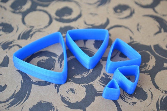 Triangle Cookie Cutter Triangular Shape 28 for Modeling Clay | Etsy