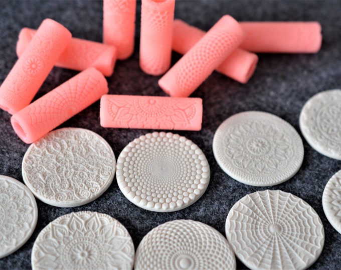 Polymer Clay Texture Mini Mandala Pattern High Quality Texture for Clay ...