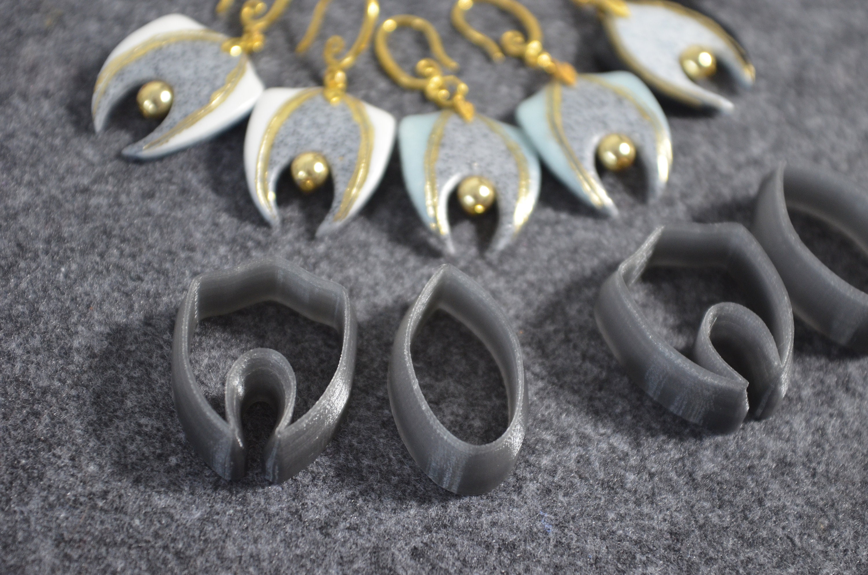 Boomerang Earring Cutter Set 80 Cookie Cutter for Modeling - Etsy