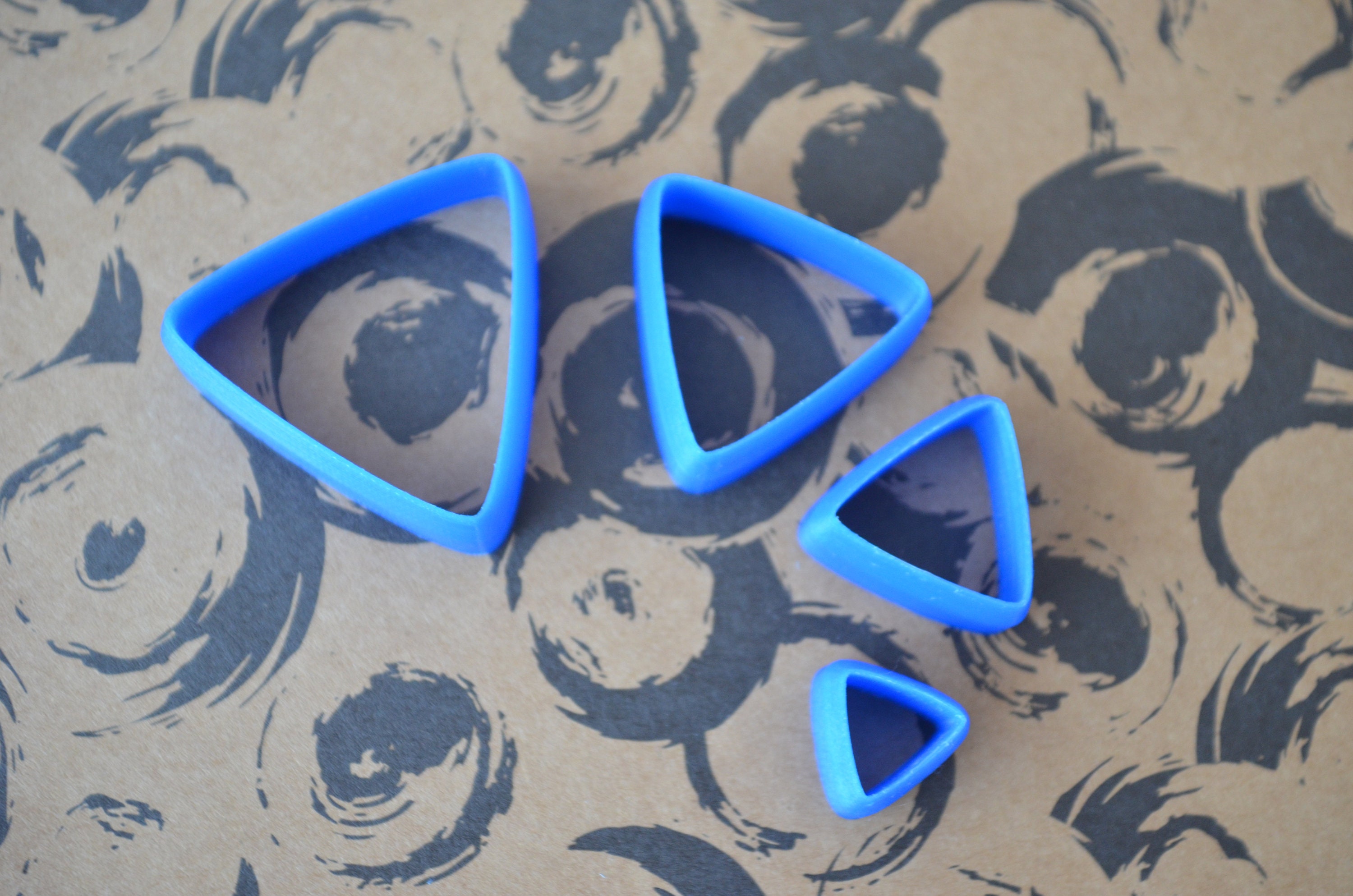 Triangle Cookie Cutter Triangular Shape # 28 for Modeling Clay Earrings ...