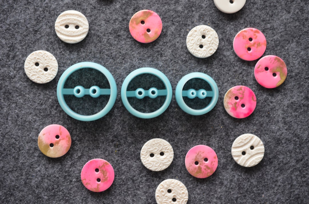 Polymer Clay Cutter Button Buttons # 125 - Etsy