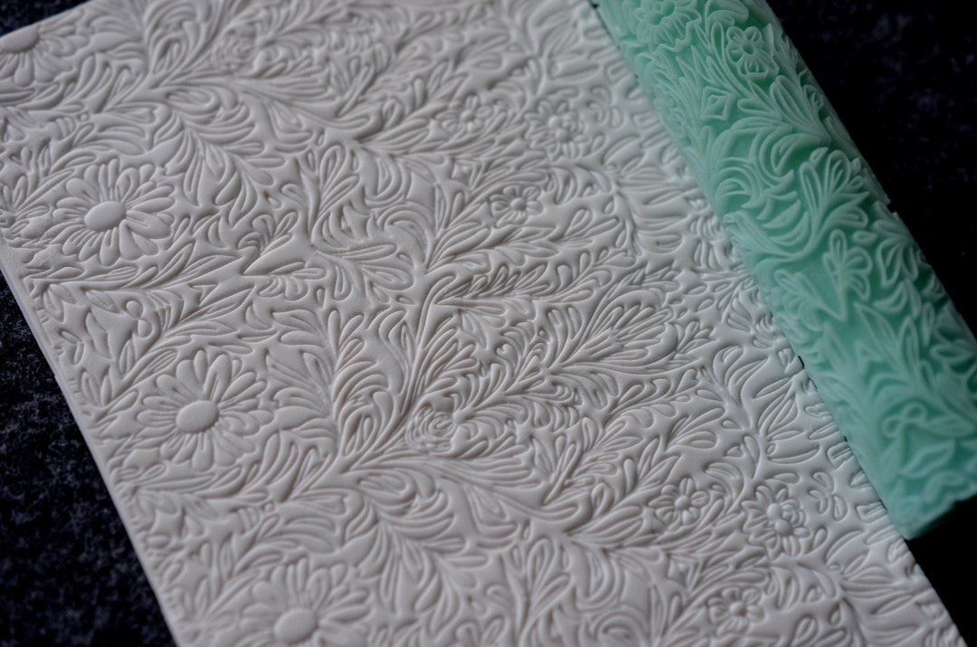 Polymer Clay Texture Flowers Leaf High Quality Texture for Clay # 29 - Etsy