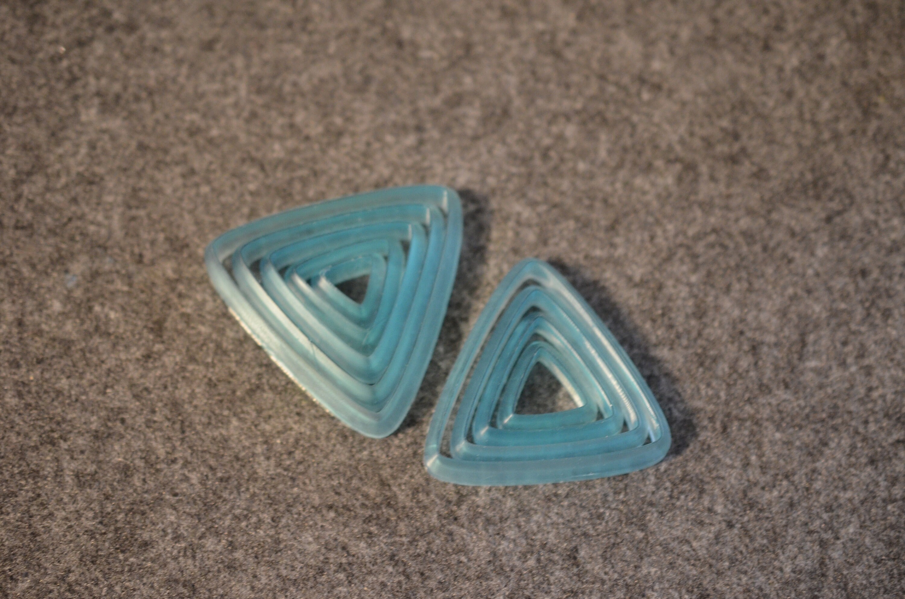 Triangle Cookie Cutter Triangular Shape # 28 for Modeling Clay Earrings ...