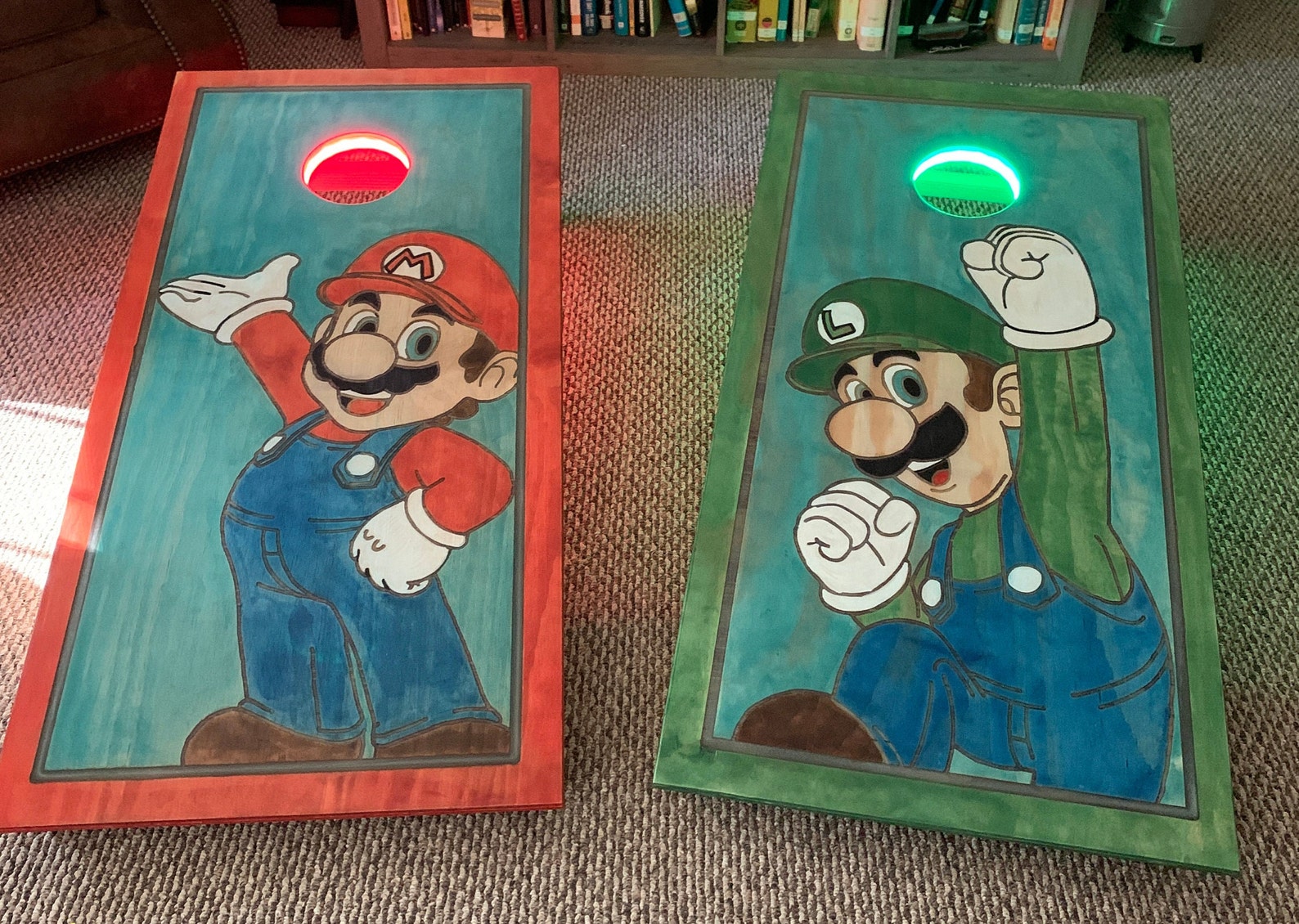 Super Mario Bros. Cornhole Boards - Etsy