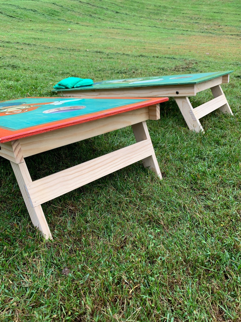 Super Mario Bros. Cornhole Boards - Etsy