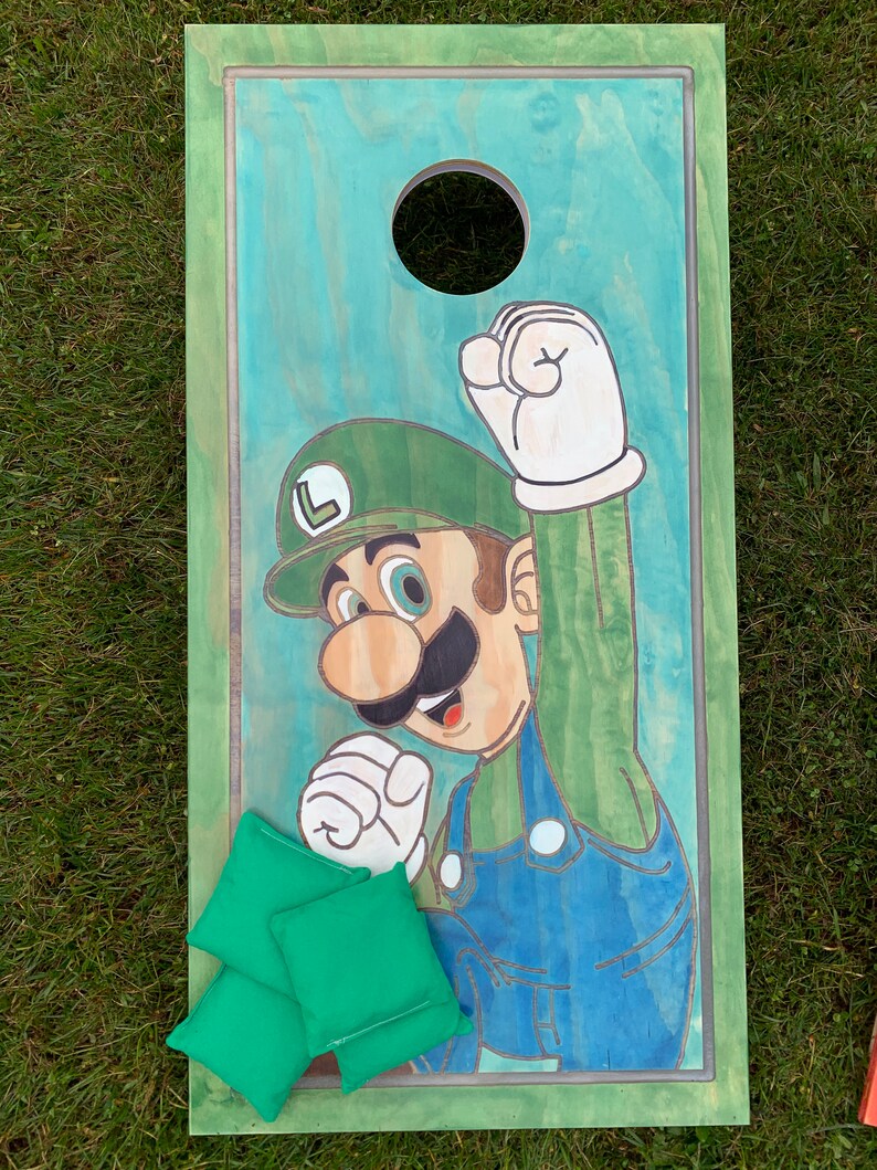 Super Mario Bros. Cornhole Boards - Etsy