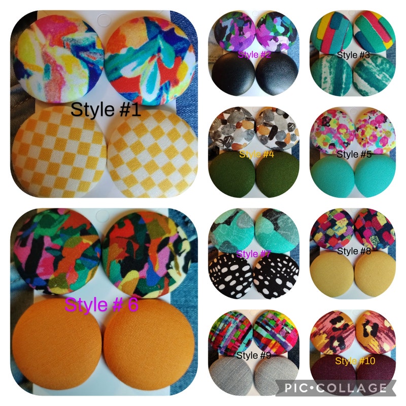 Button Covers Funky - Etsy
