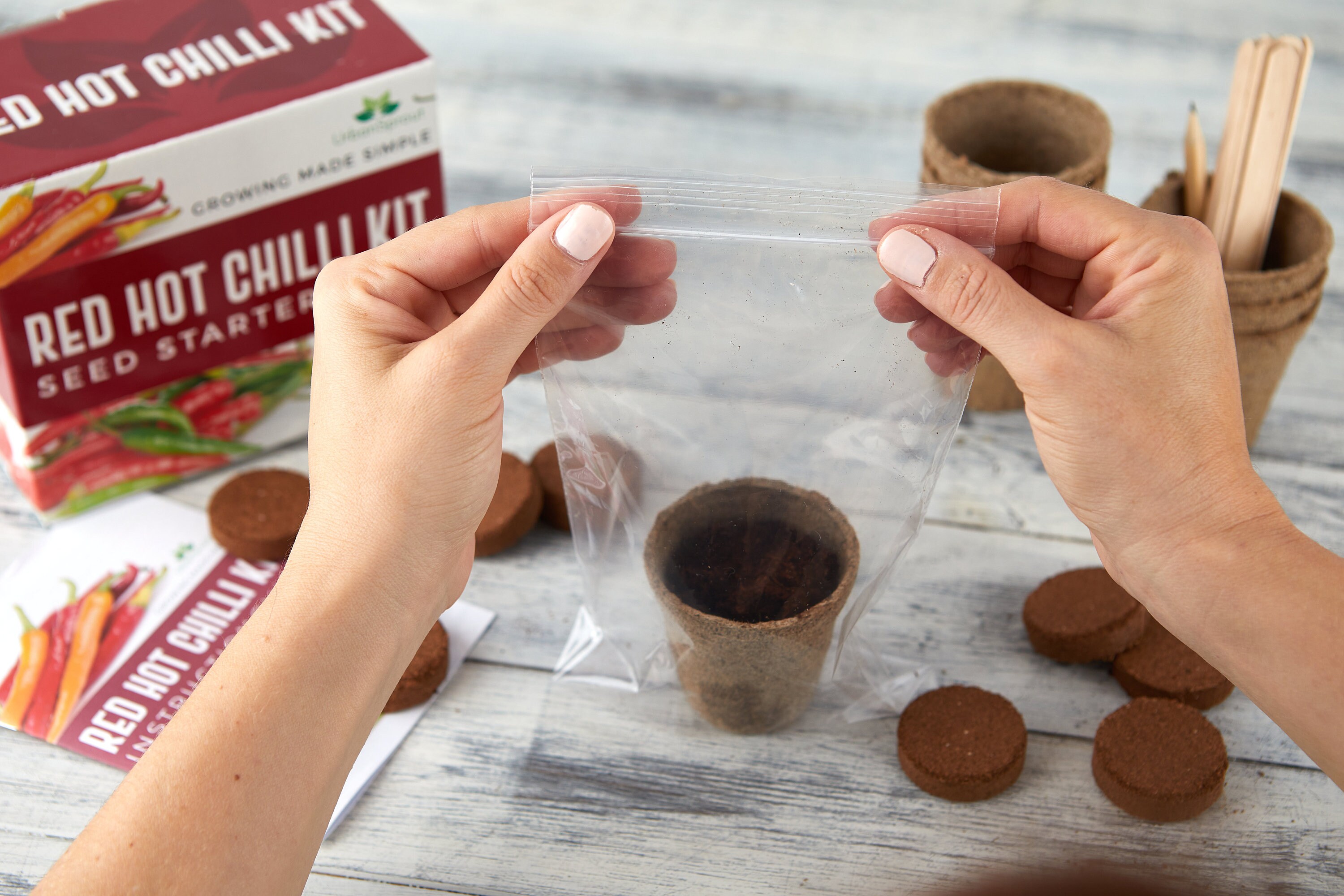 Chilli Seeds Kit Grow Your Own Chilli Peppers Indoors - Etsy UK