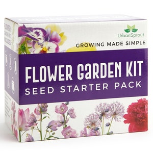 Flower Garden Kit - Grow Your Own Cottage Garden or Hanging Baskets ...