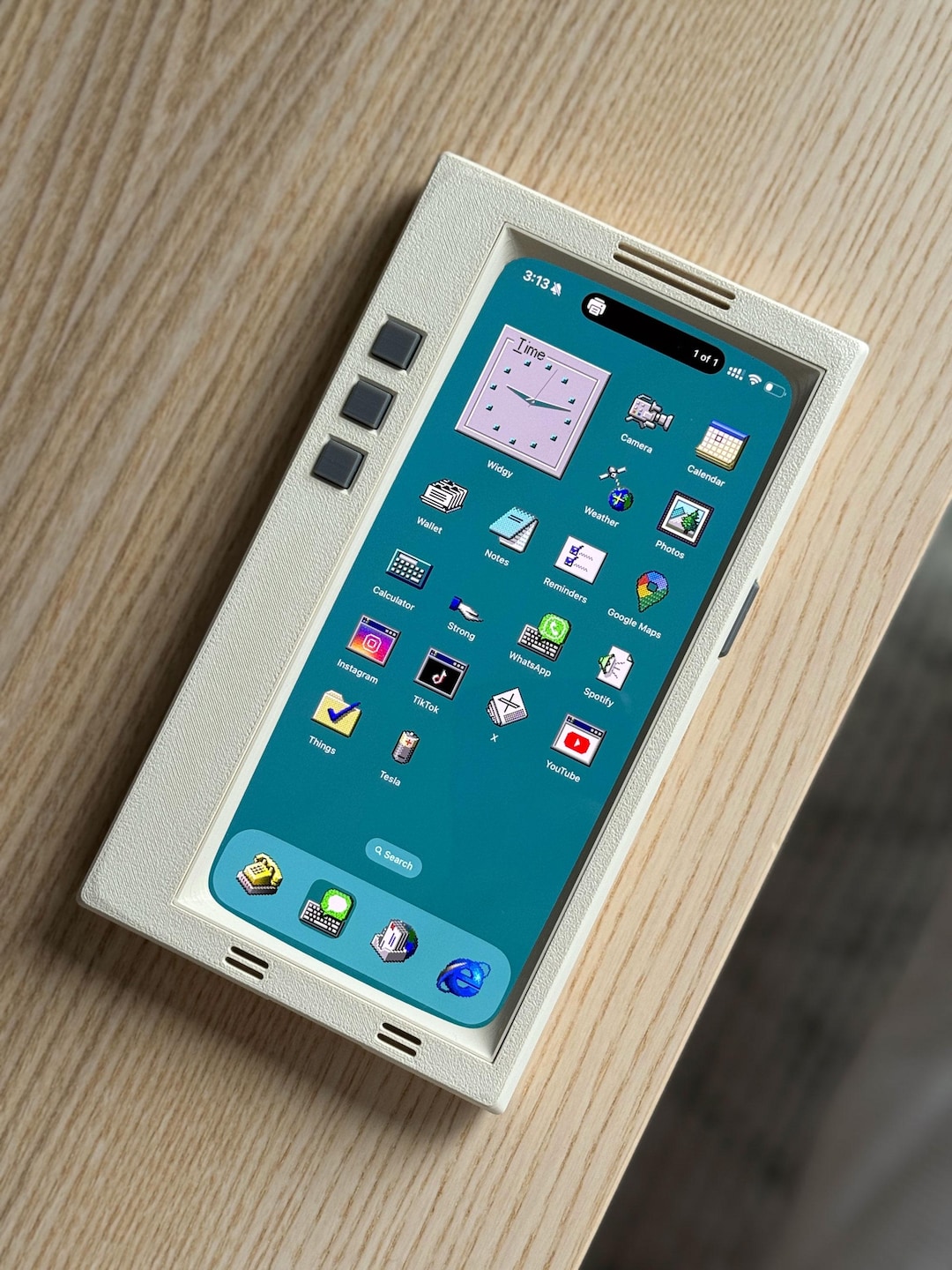 Retro iPhone Case: Vintage 80s-90s Gadget Design - Etsy