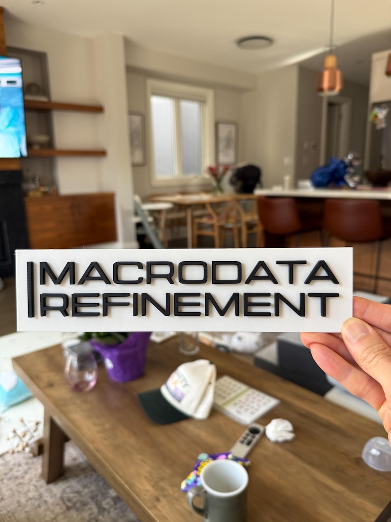 Macrodata Refinement Sign Severance – MDR Lumon Office Decor, TV Show ...